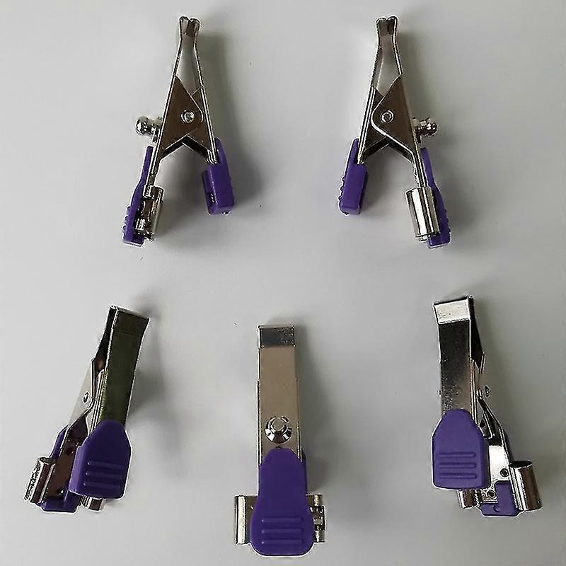 10pcs Reusable Ecg/ekg Alligator Clip Electrodes For Animals, Pets ...