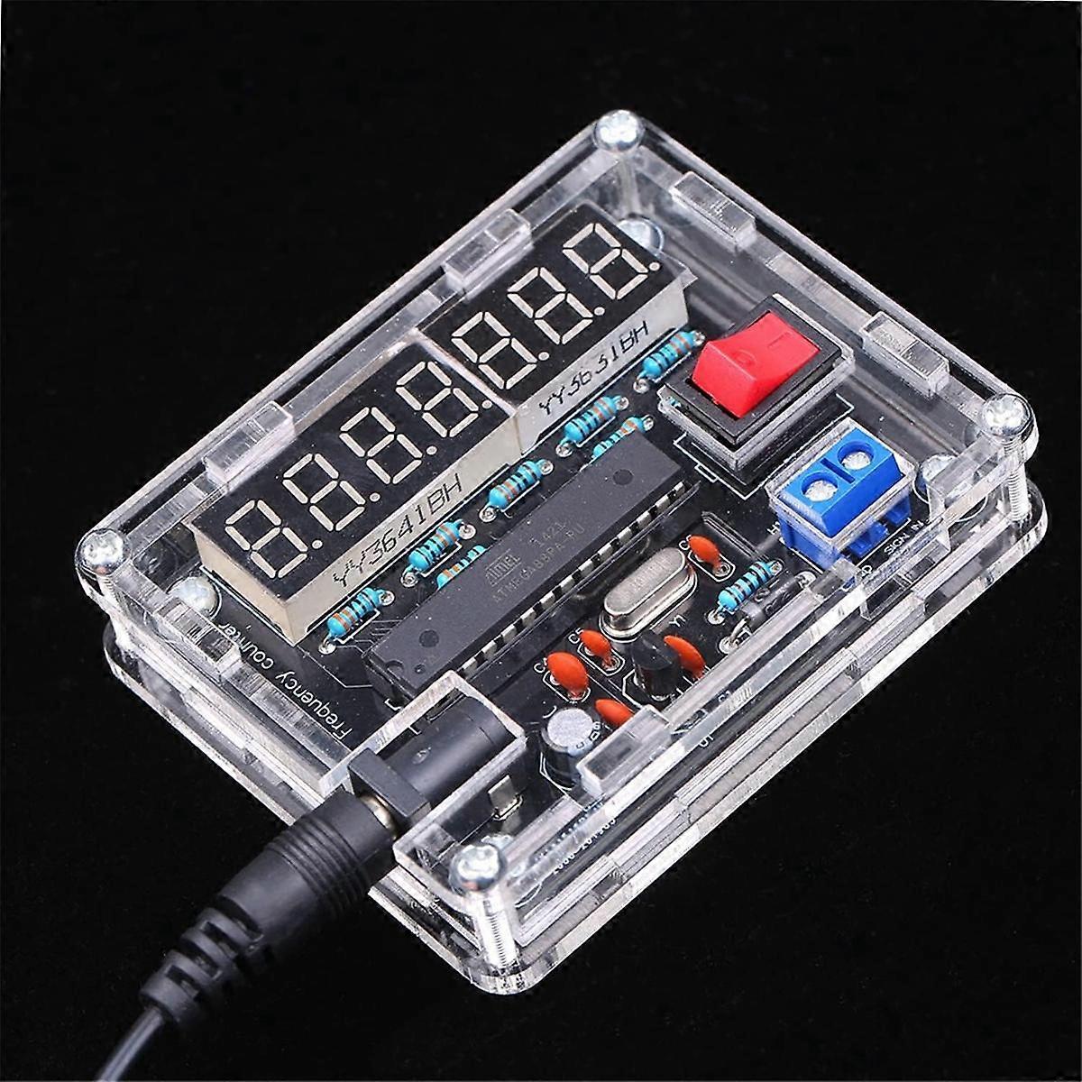 Frequency Meter,10MHz Frequency Meter DIY Kit Frequency Counter AVR ...