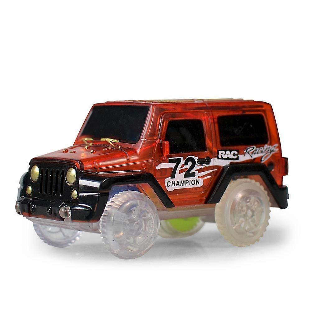 LED light up Cars for Glow Race Track Electric Car Toy Flashing Kid ...