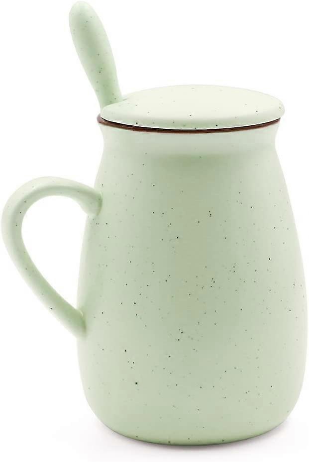 Green Coffee Mugs Cups 12oz Ceramic Cute Creative Coffee Mugs Sets ...