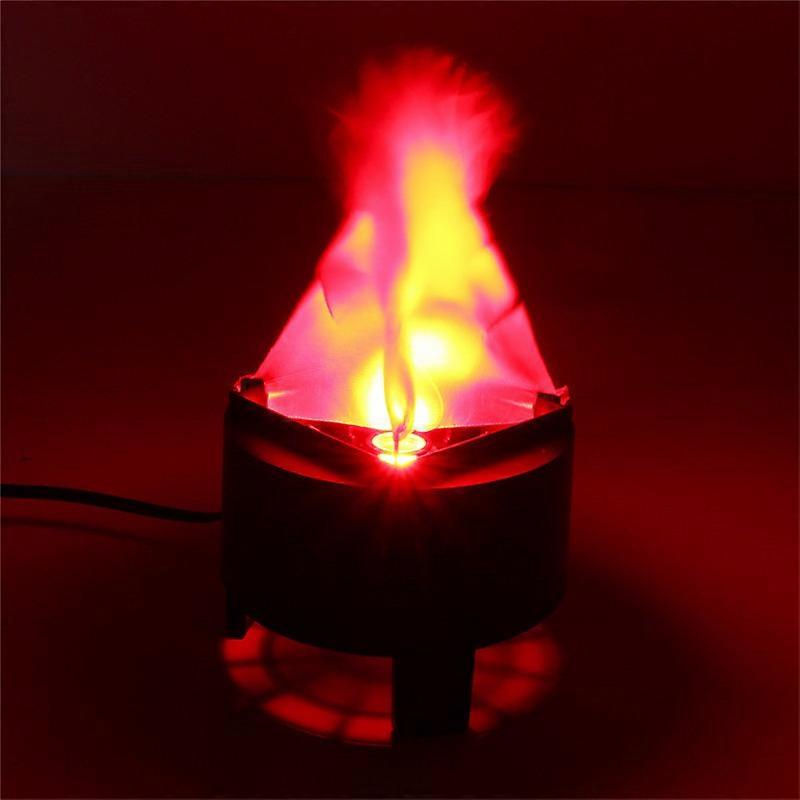 3D Realistic Flame Lamp Campfire Artificial Flickering Flame Table Lamp ...