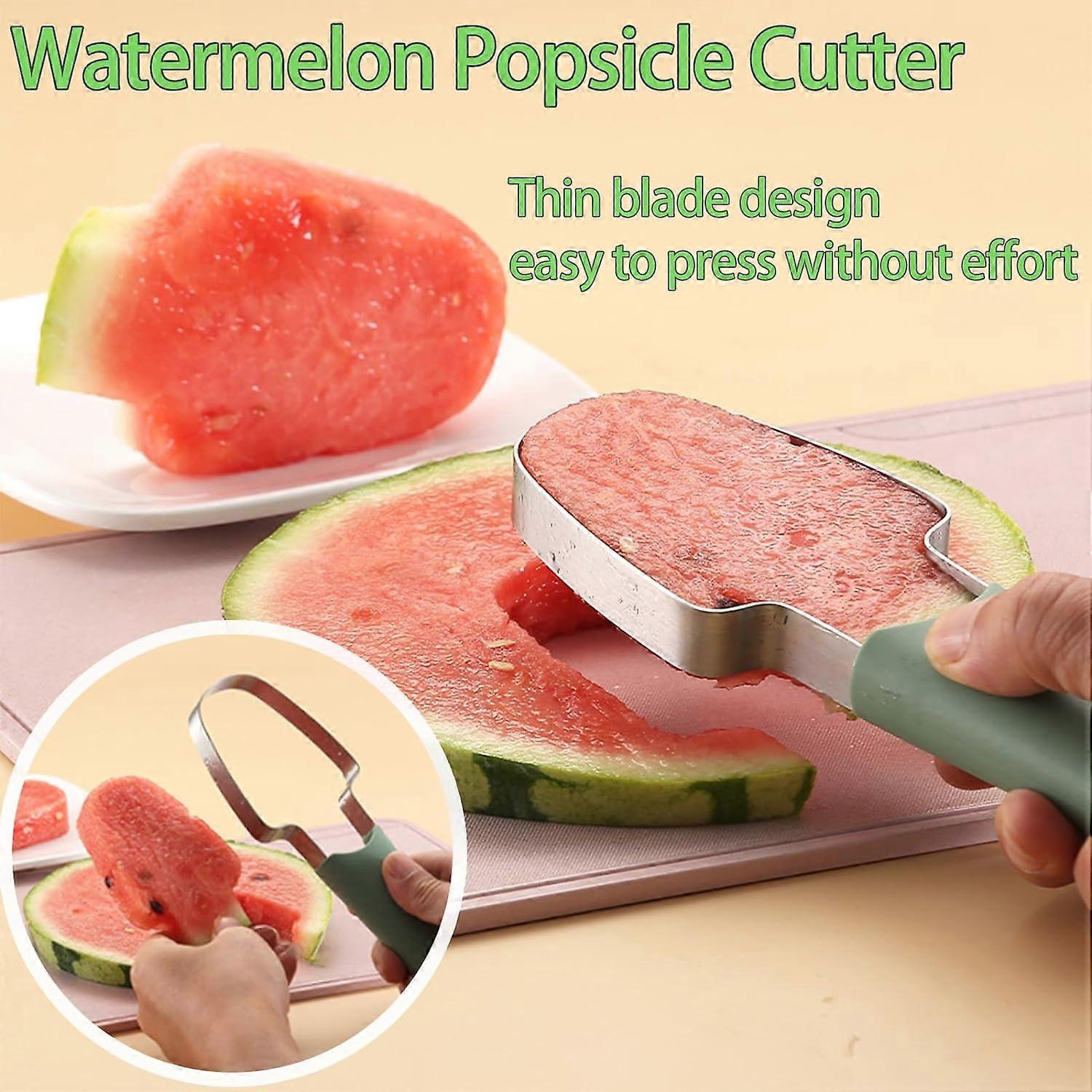 3-in-1 Watermelon Fork Slicer Cutter, Stainless Steel Watermelon Cutter ...