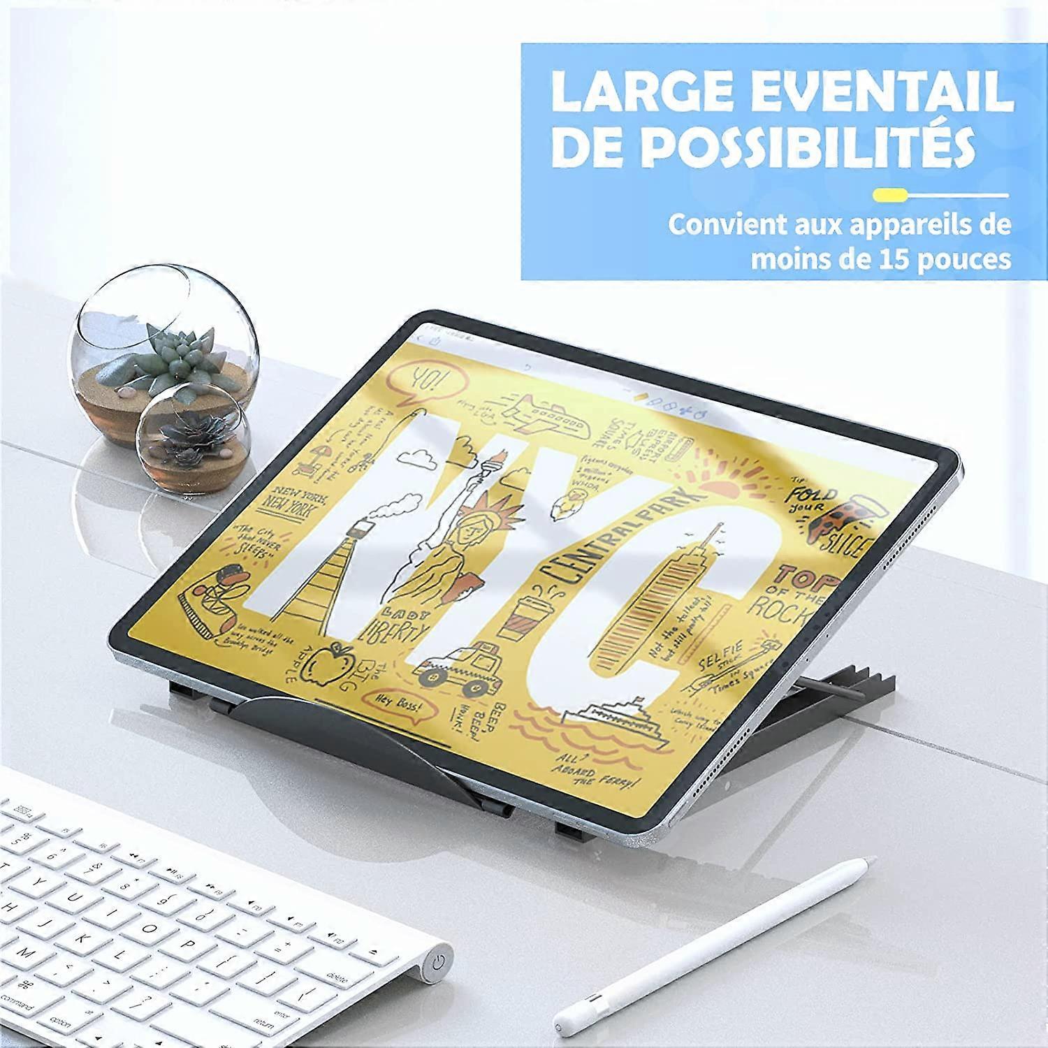 Black Laptop Stand, Ventilated Laptop Stand, Laptop Stand Adjustable ...