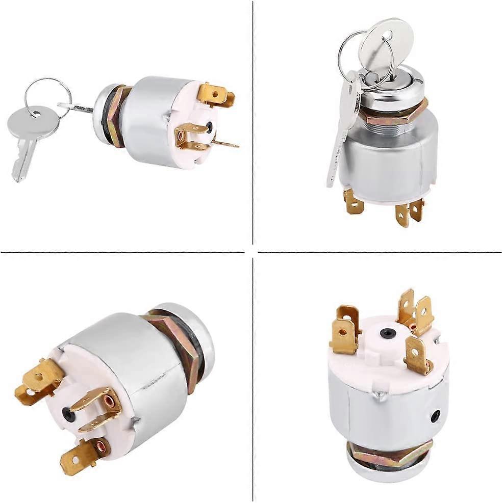 12V Ignition Switch, Universal 12V Engine Start Ignition Switch 3 ...
