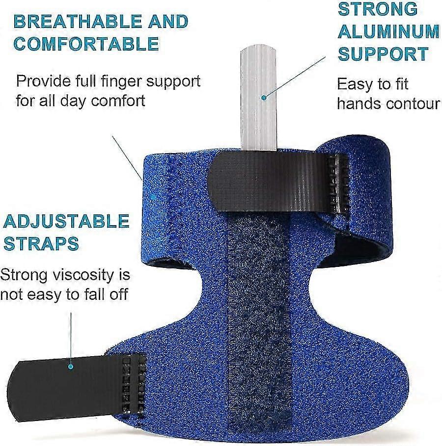 Trigger Finger Splints For Left Hand, Finger Brace With 2 Gel Sleeves ...