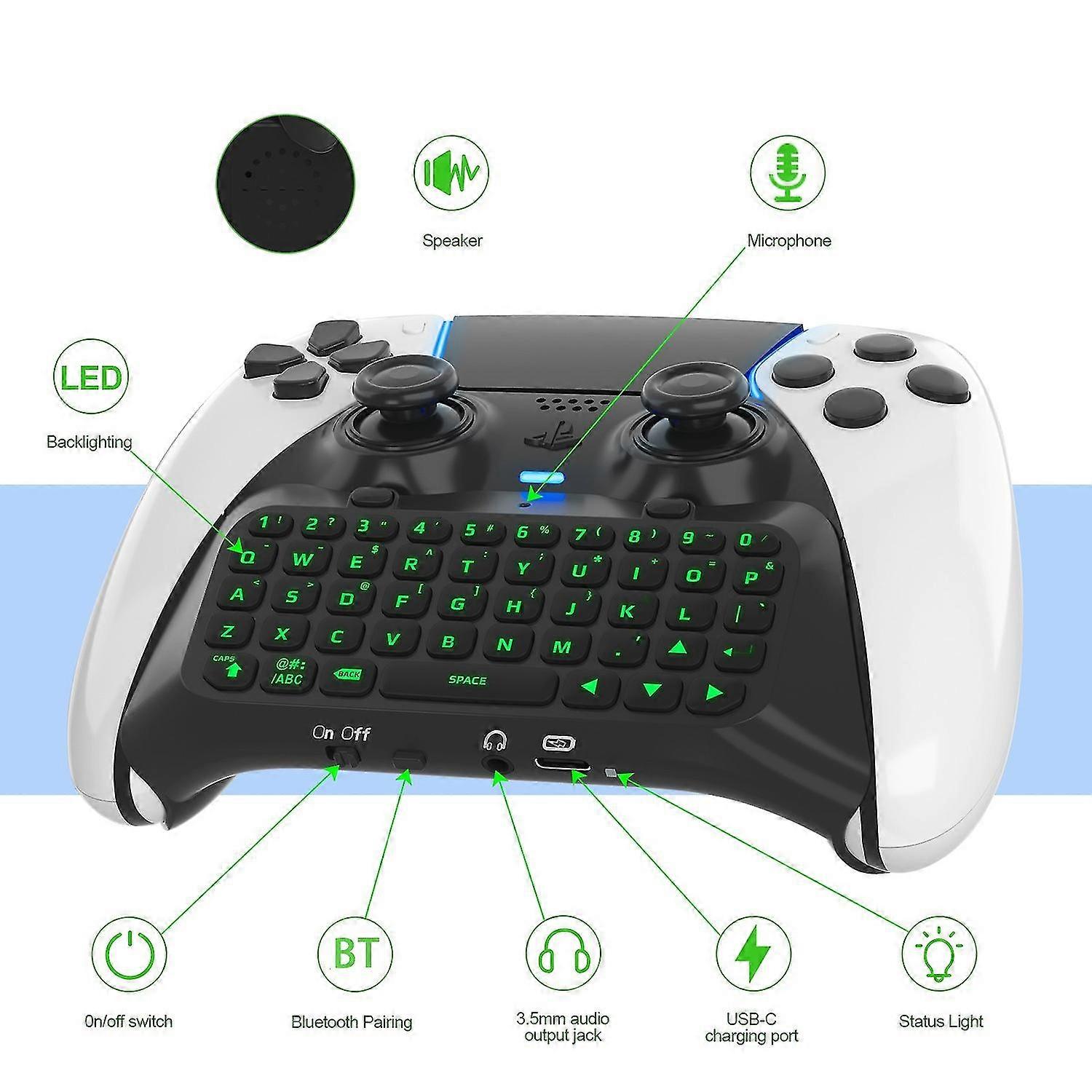 JYS P5172 For Sony PS5 DualSense Edge Controller Wireless Bluetooth ...