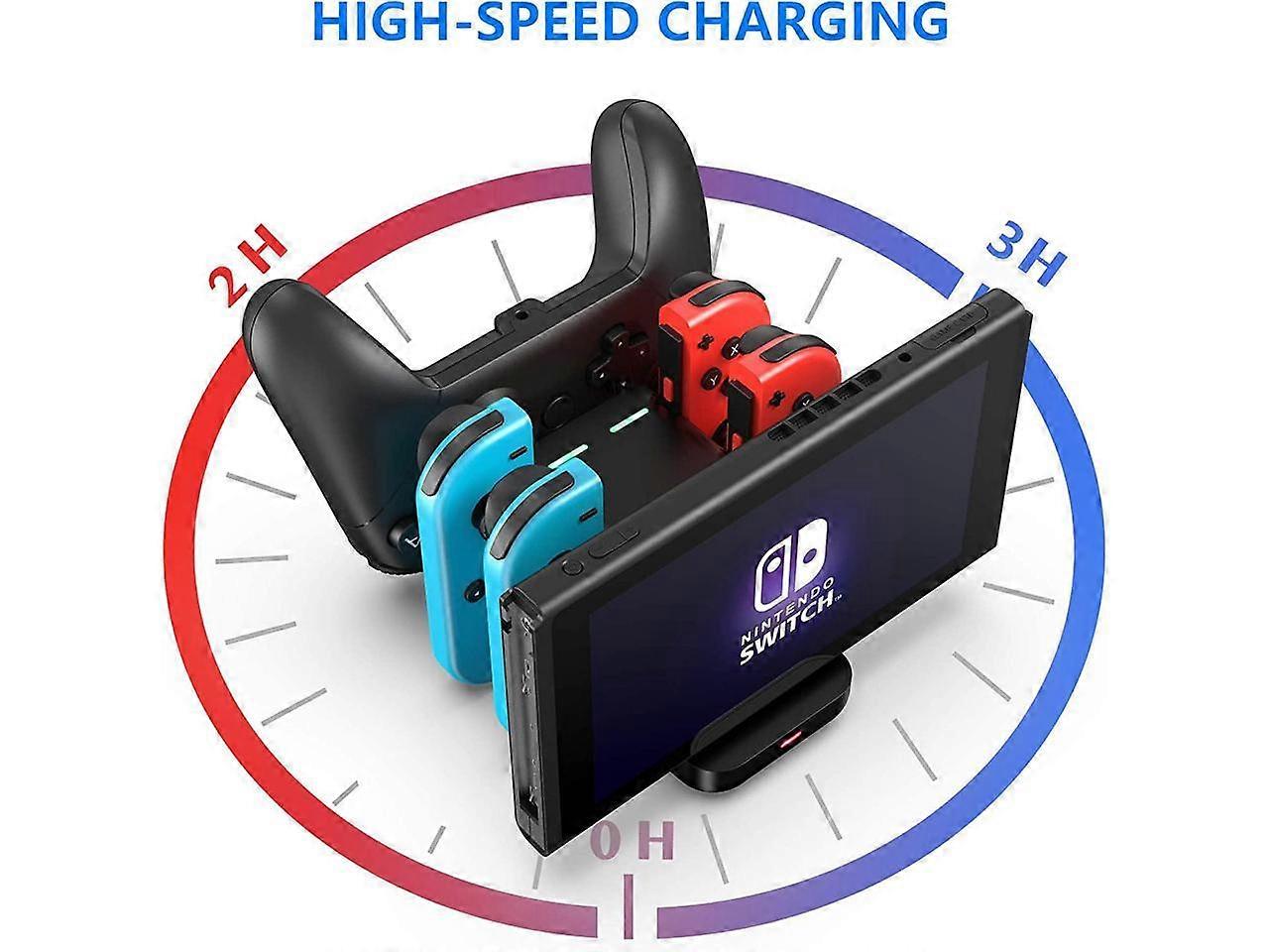 Upgraded Controller Charger Dock Station for Nintendo Switch Pro ...