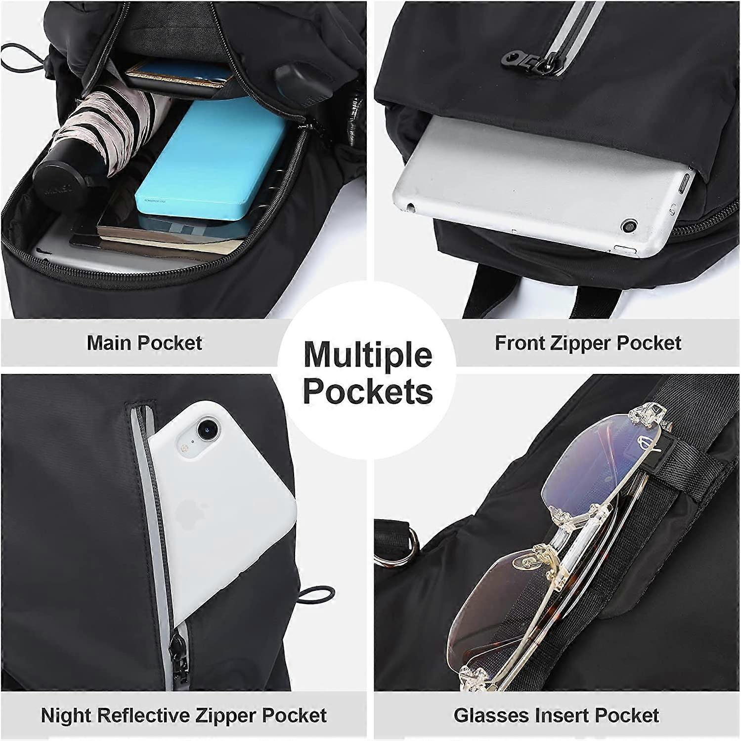 Small Sling Backpack for Women, Multi-Functional Sling Backpack Sling ...