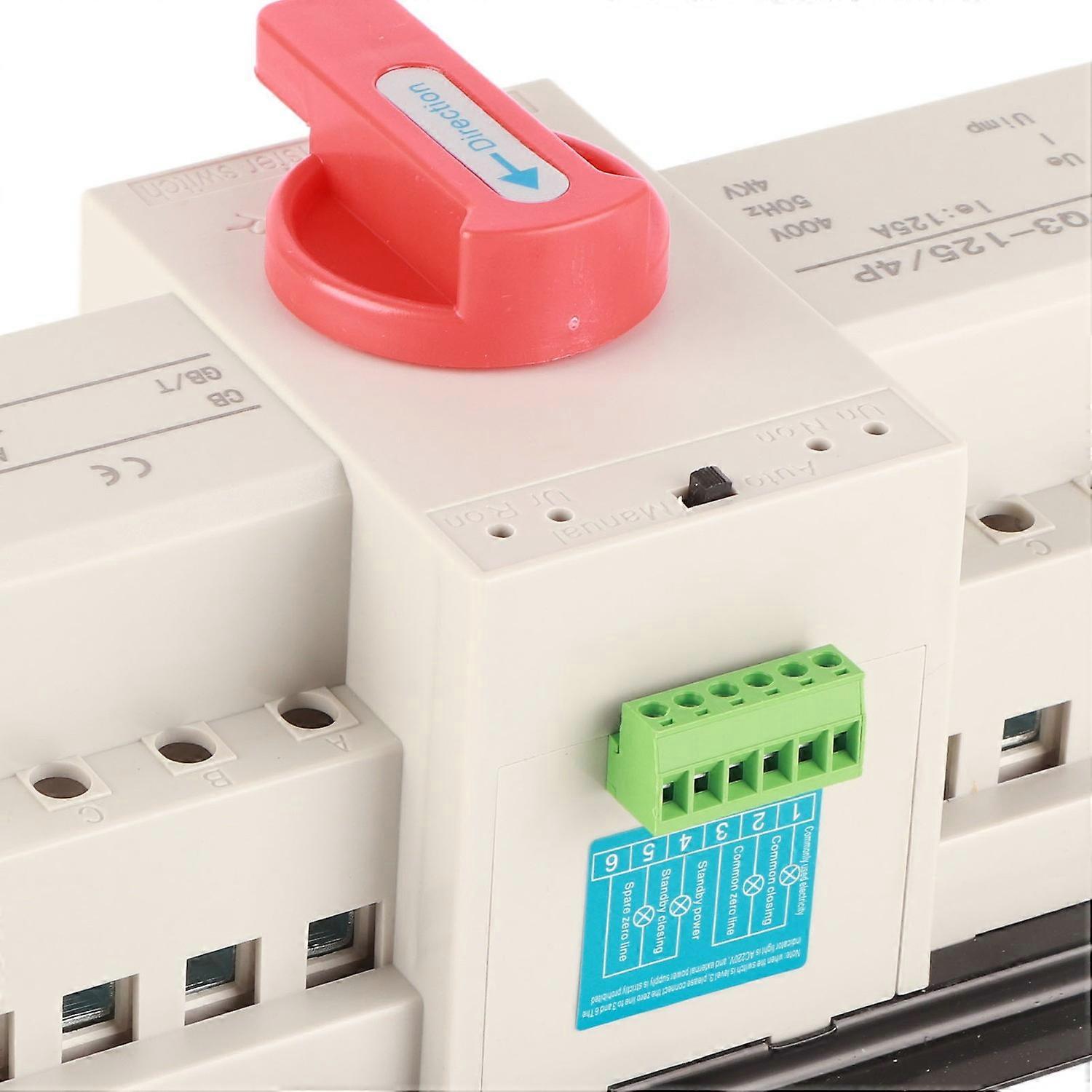 Dual Power Automatic Transfer Switch 4P 125A CB Level Mini Generator ...
