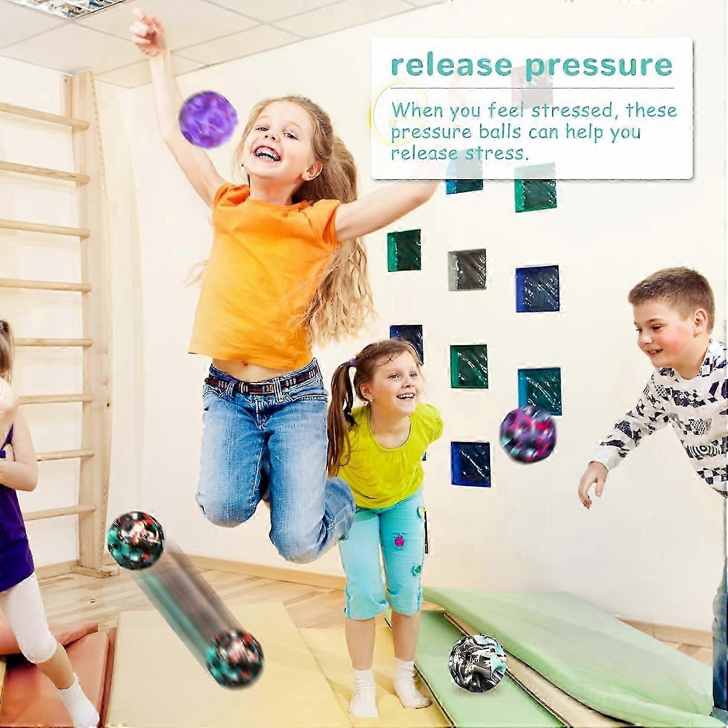 Astro Jump Balls, Pack of 3 Moon Galaxy Ball, Jumps Rubber Ball, Space ...