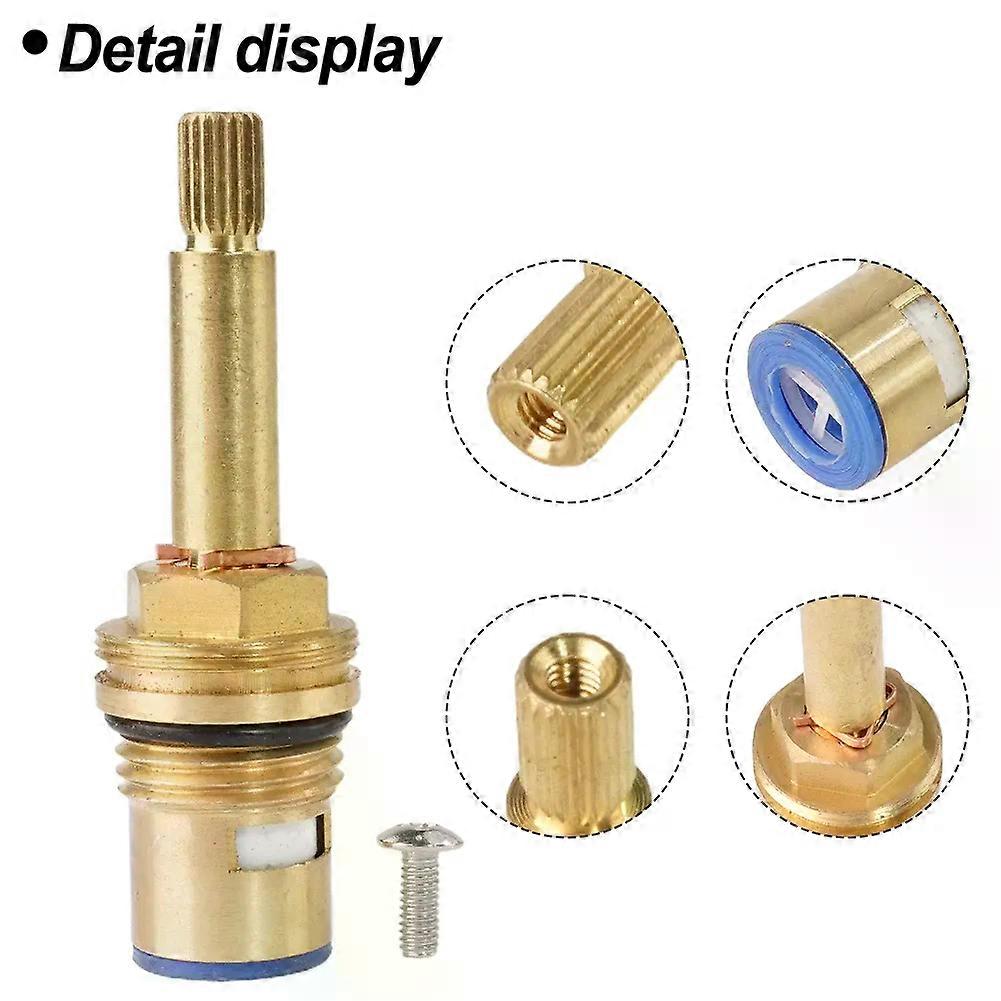 Practical High Quality Tap Valve Cartridge Quarter Insert Connector Long Stem Replacement Shower ...