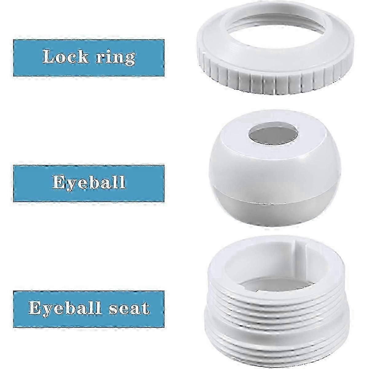Pool Spa 1/2Inch Opening Hydrostream Return Jet Fitting SP1419C with 1 ...