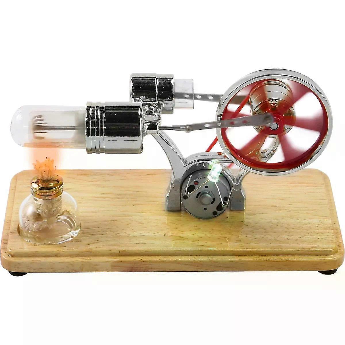 Stirling Engine Motor Kit Steam Heat Electricity Power Generator with ...