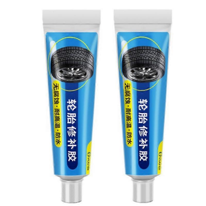 2pcs Car Rubber Tire Repair Liquid Glue Tyre Cracks Adhesive Tools ...