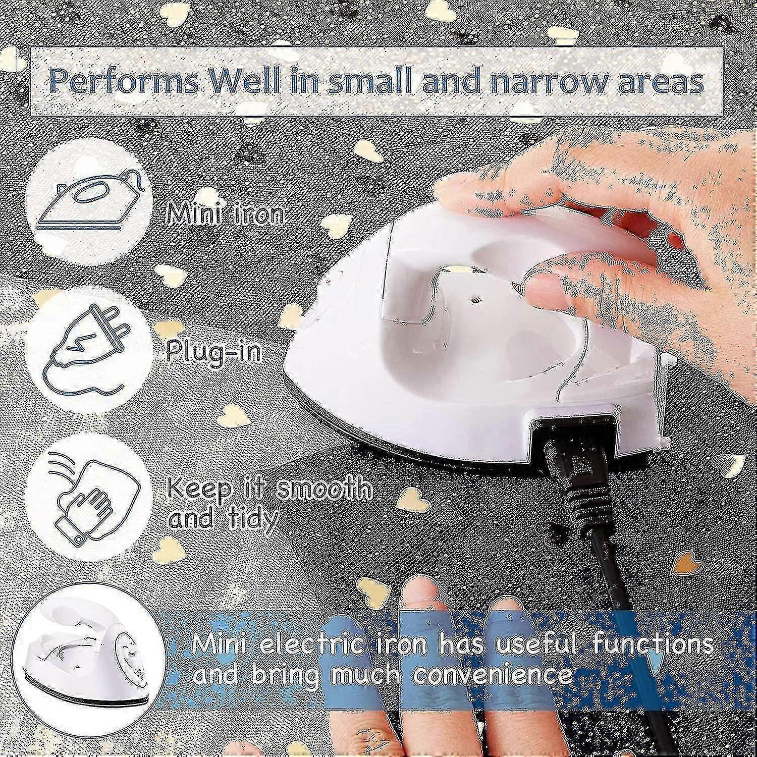 Handheld Mini Iron - Ideal for Small Fabric Projects | Fruugo UK