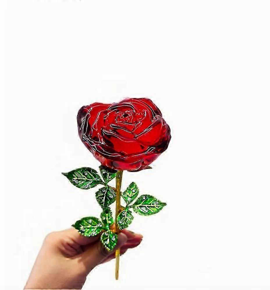 Glass Flower Hand-blown Glass Flower For Wedding Anniversary, Romantic ...