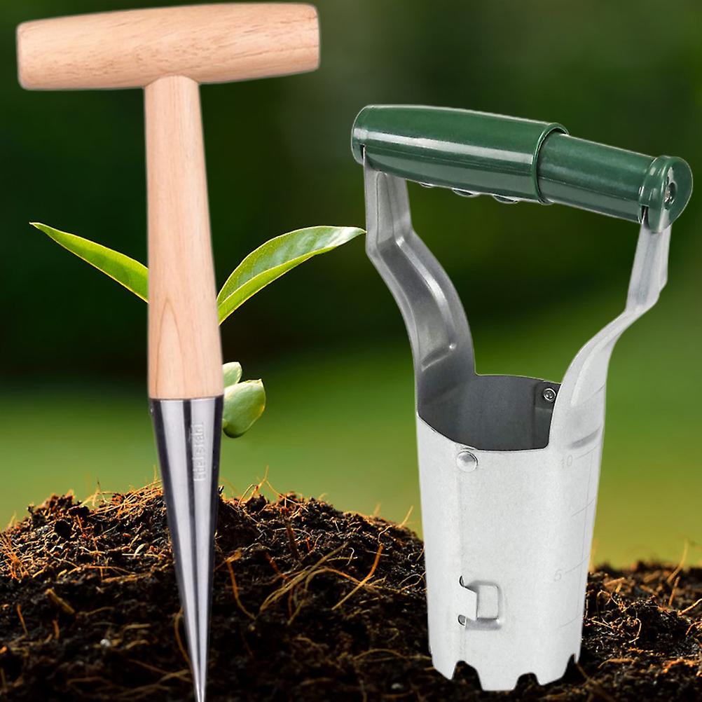 Garden Planter Tool - Automatic Soil Release for Easy Planting and ...