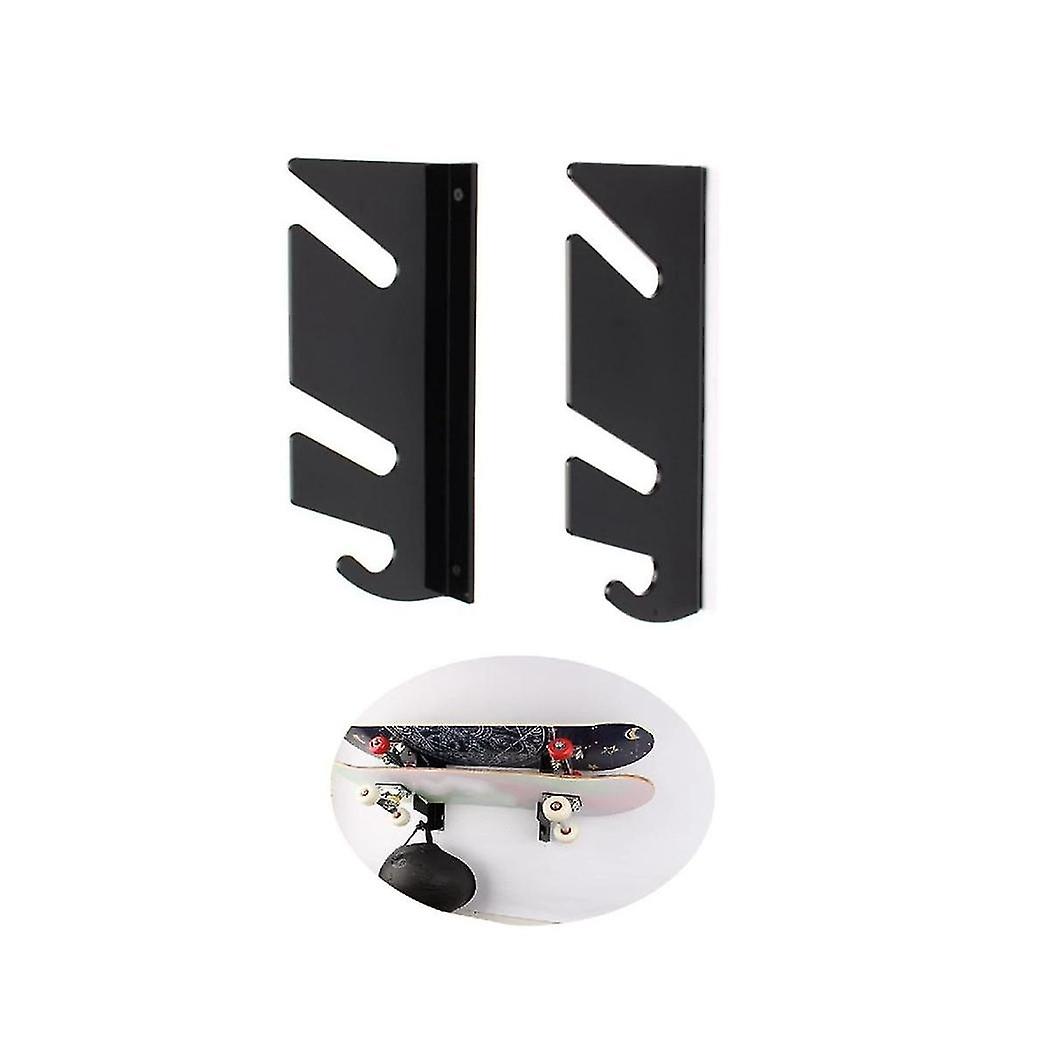 Skateboard Wall Mount Display Rack With Hanger Hook,acrylic Skateboard ...