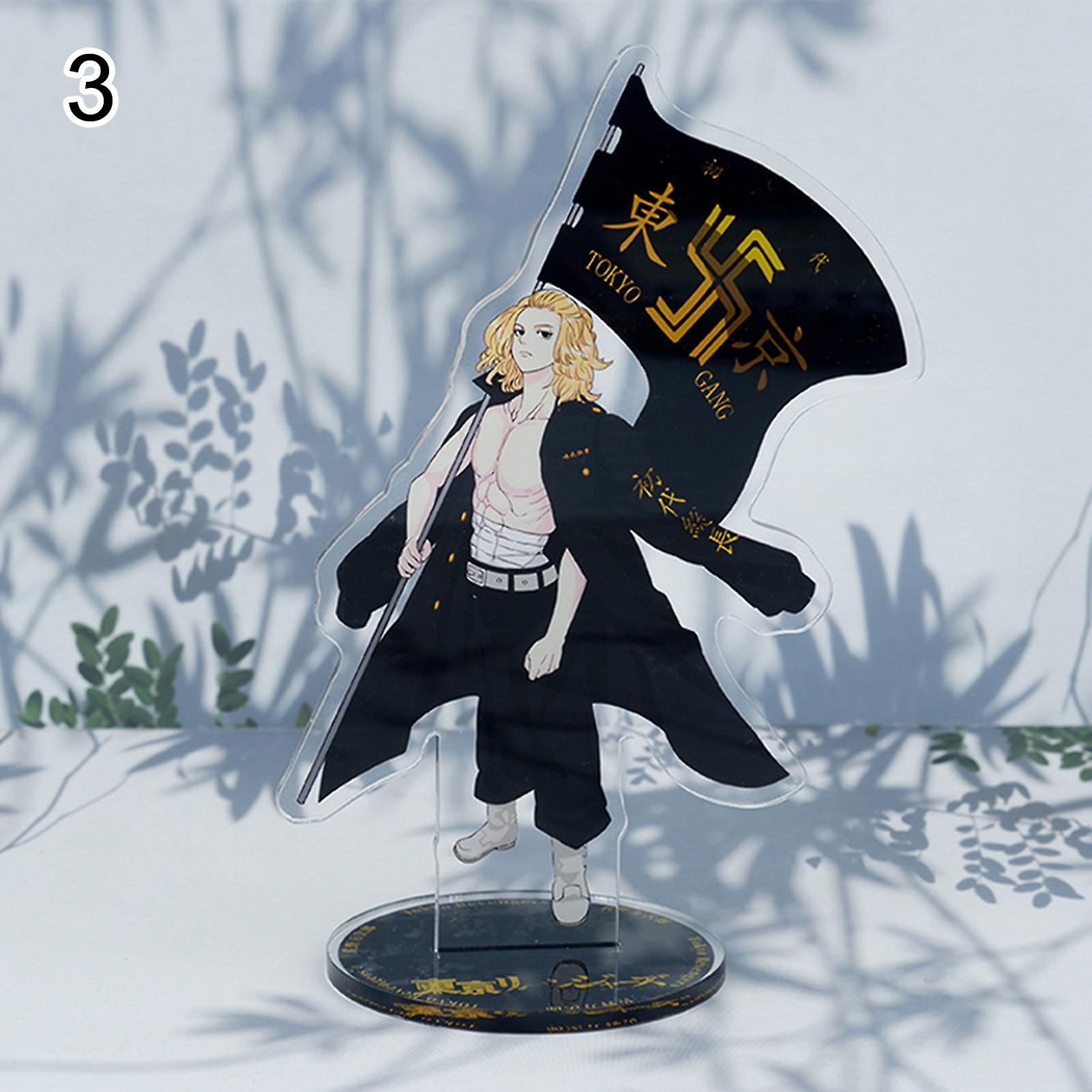 Tokyo Revengers Standing Anti-crack Clear Printing Stability Mikey Baji ...