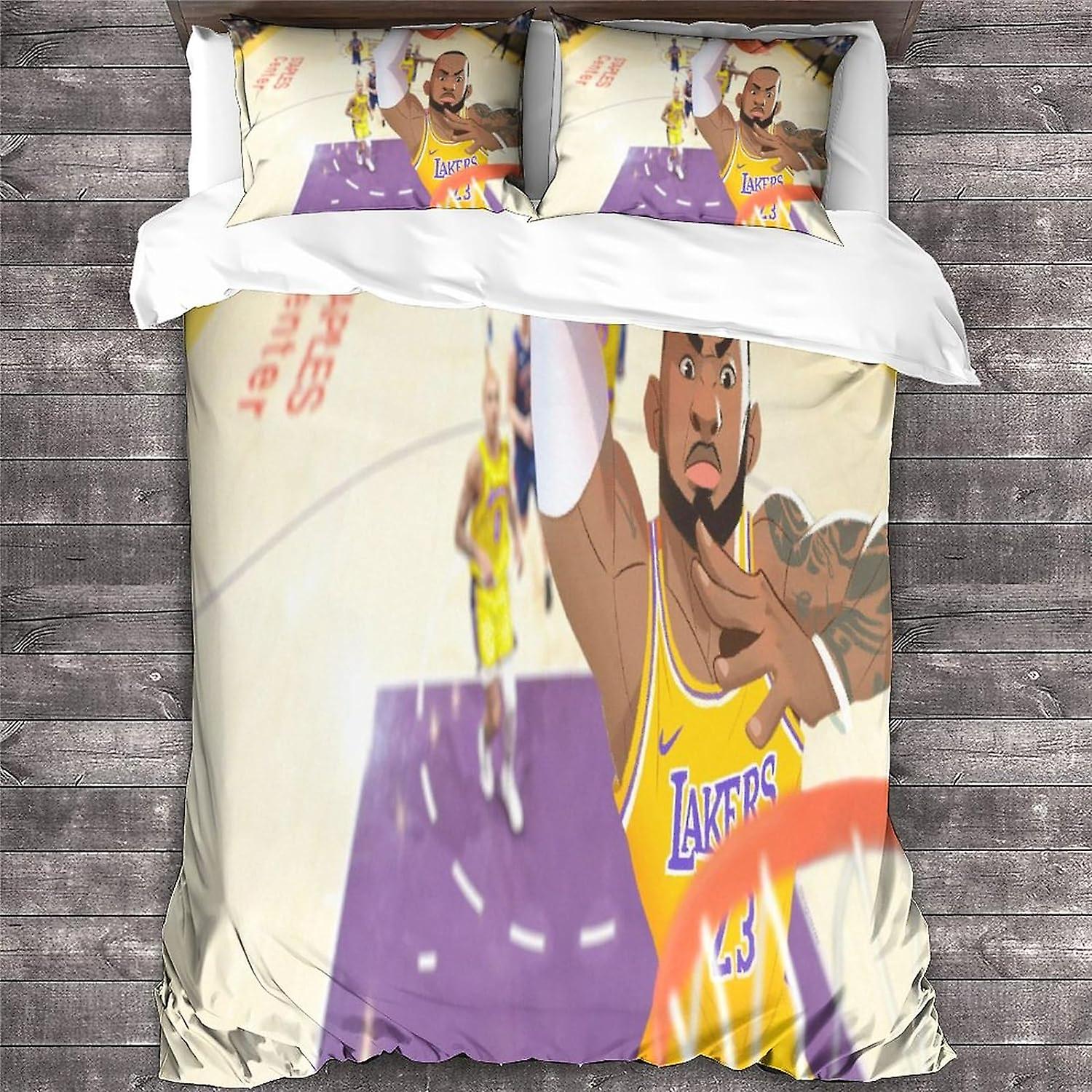 HOUKIG 3 Piece LeBron James Comforter Set 3D Basketball Superstars ...