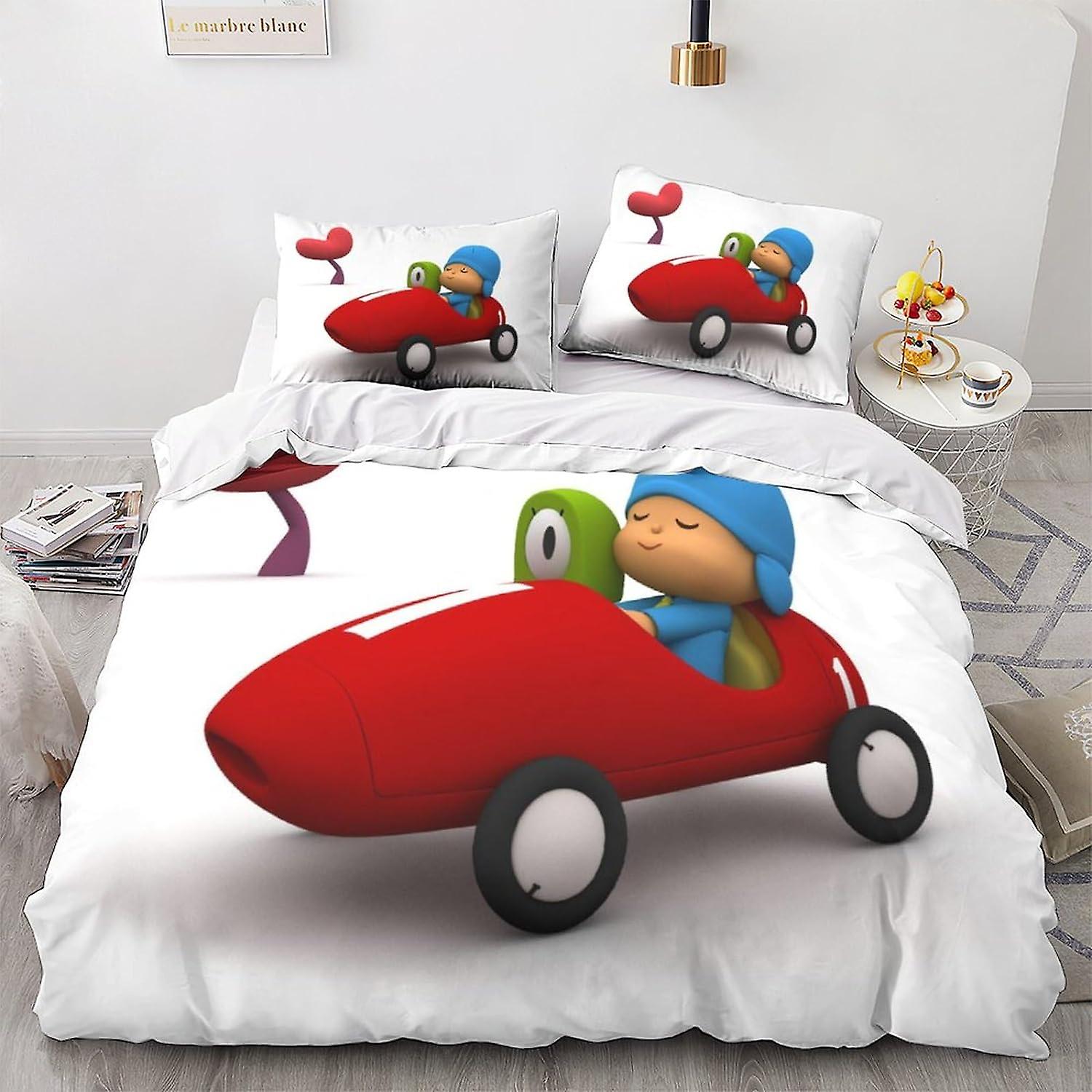 Entemah Pocoyo Bedding Duvet Cover Set,3D Printed 3 Pieces Cute ...
