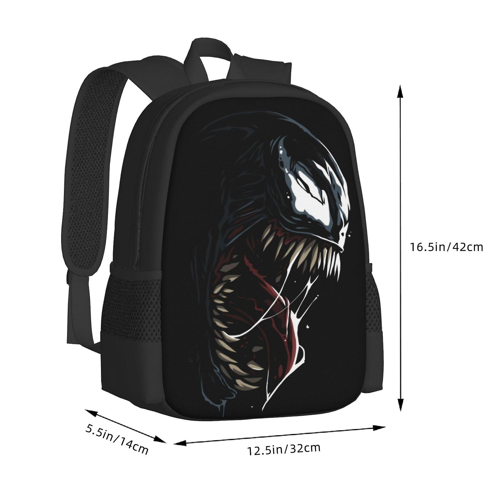 Venom Backpack,Laptop Backpack Lightweight Casual DaypackMulti-Function ...
