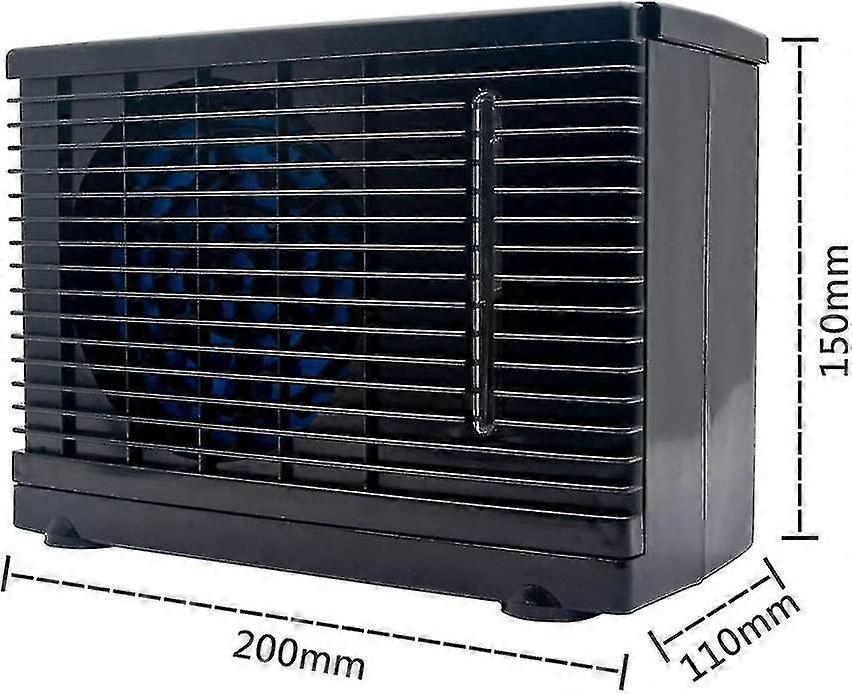 12v Car Auto Evaporative Air Conditioner Portable Water Ice Fan Cooler ...