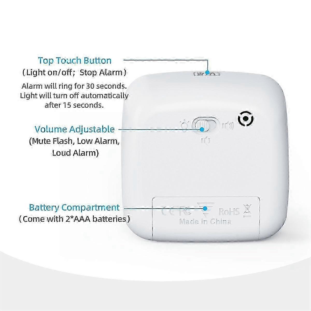 60-Minute Visual Timer with Night Light, Countdown Timer,Pomodoro Timer ...