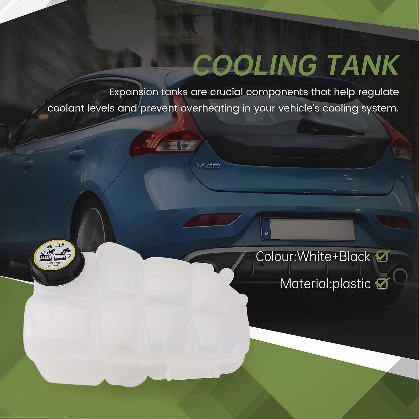 Car Coolant Water Radiator Bottle Cooling Tank Reservoir for V40 1.6T ...