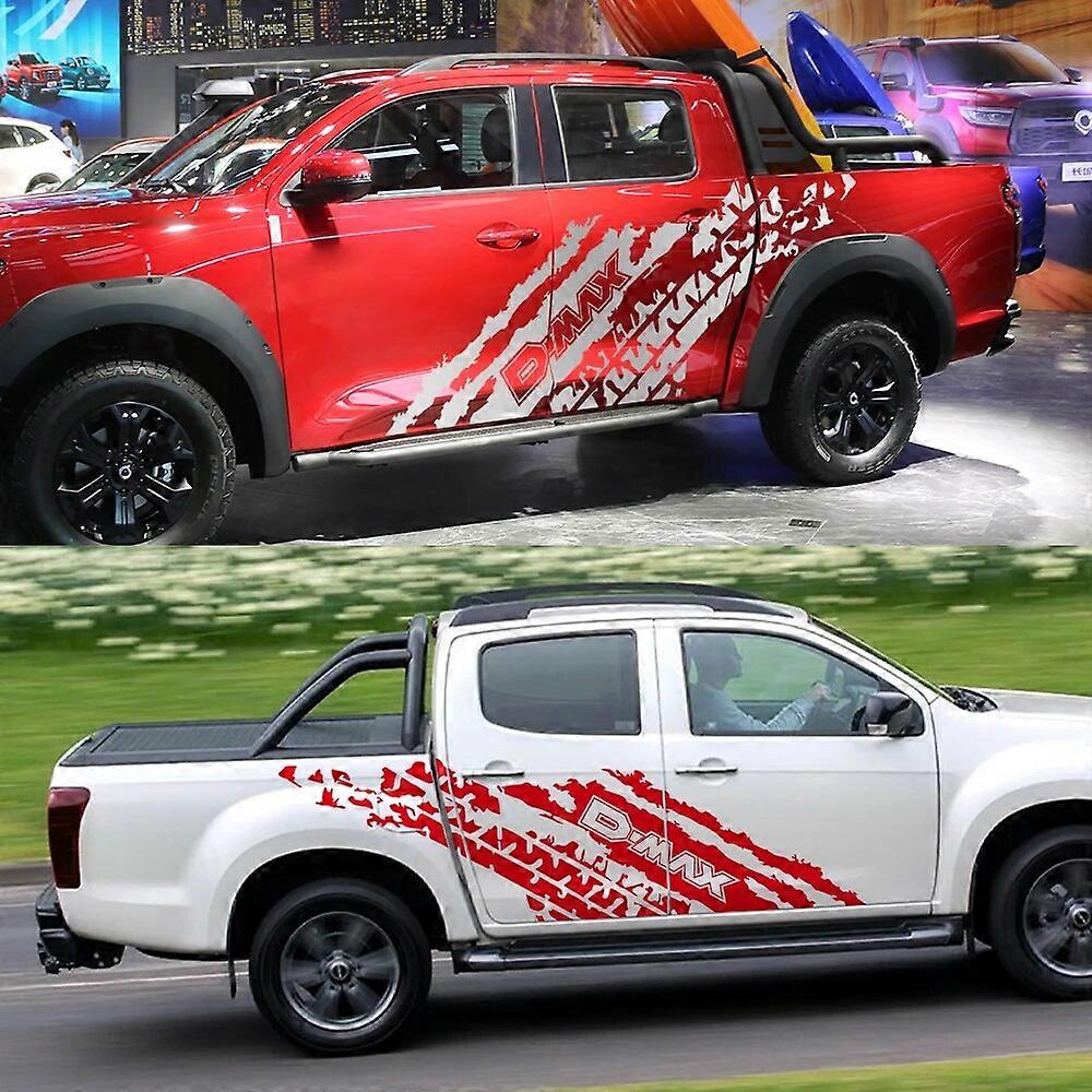 Car Stickers For Isuzu Dmax D Max IMCT Pickup Door Side Decor Decals ...