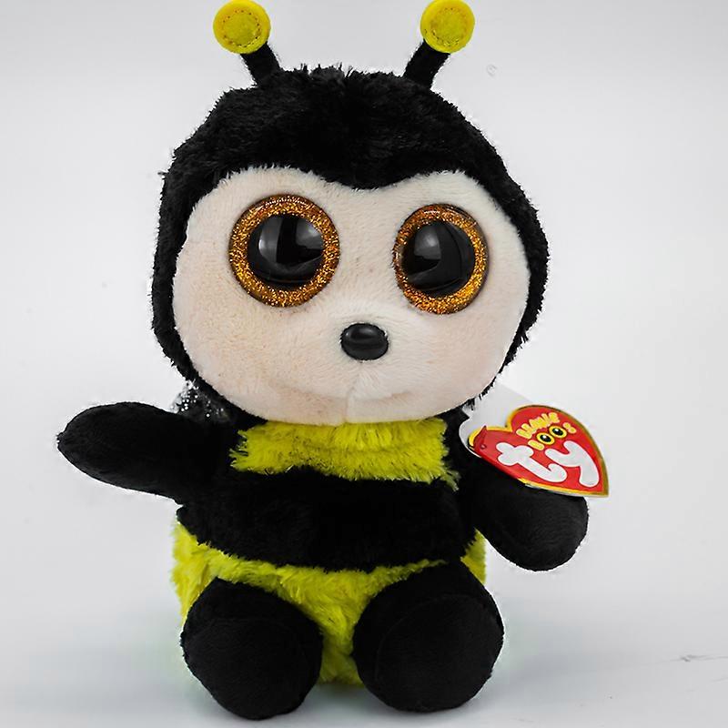 New 6"15cm TY Big Glitter Eyes Cute Bee ladybug Plush Stuffed Animal ...