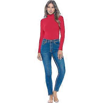 Long Sleeve Turtle Neck Body Suit-breathable Cotton Stretch -dd | Fruugo UK