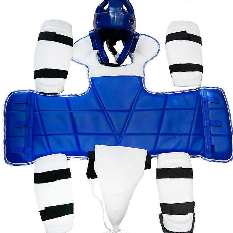 Taekwondo Training Kit Glvoes Karate Vest Body Protector Sparring Gear ...