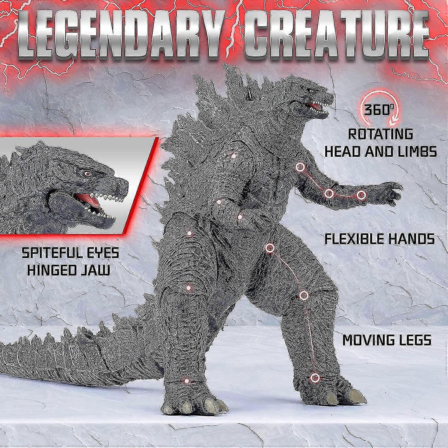 King Of The Monsters Toy - Godzilla Action Figure - Dinosaur Toys ...