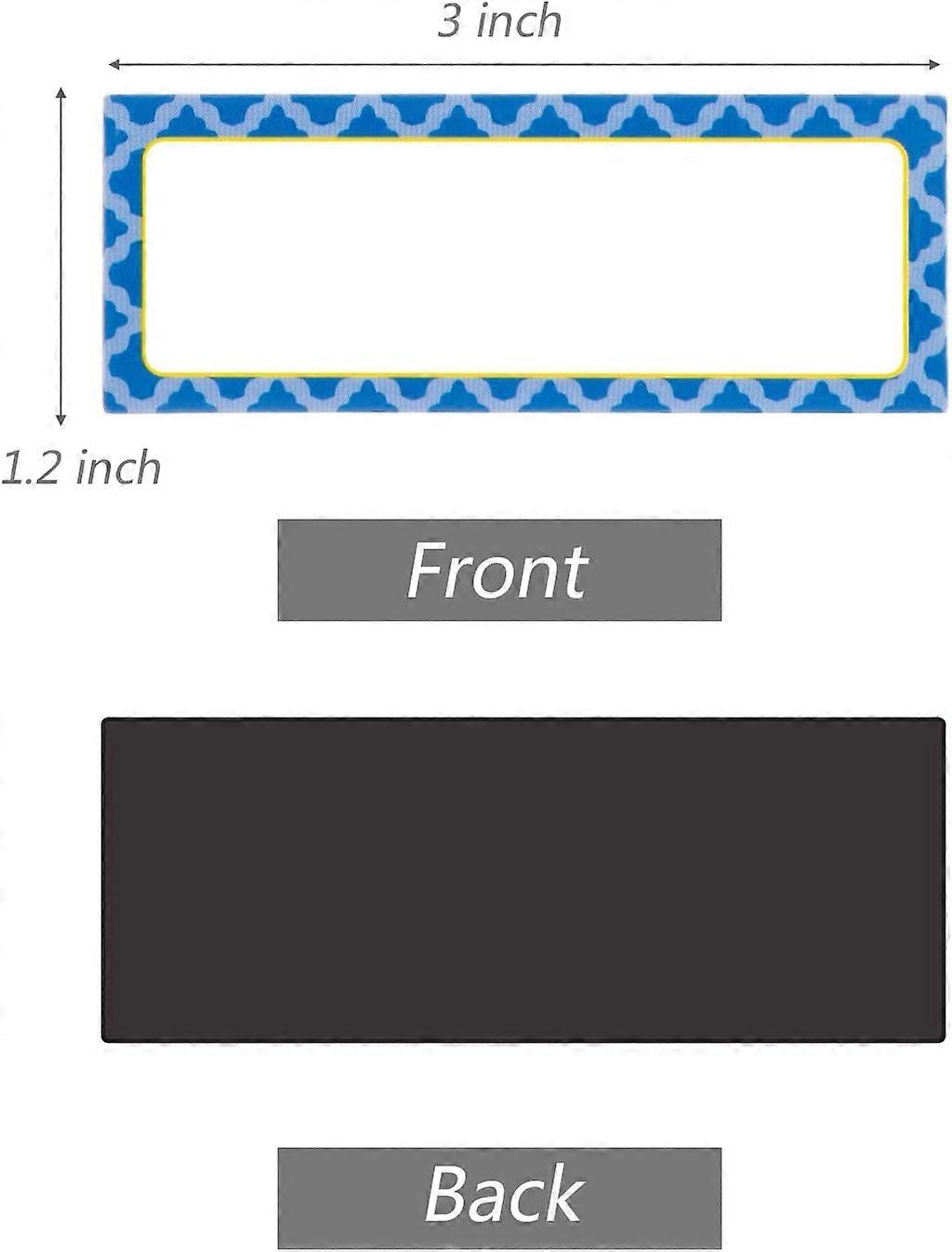 40 labels 3inch and 1inch nameplate labels writable name label stickers ...