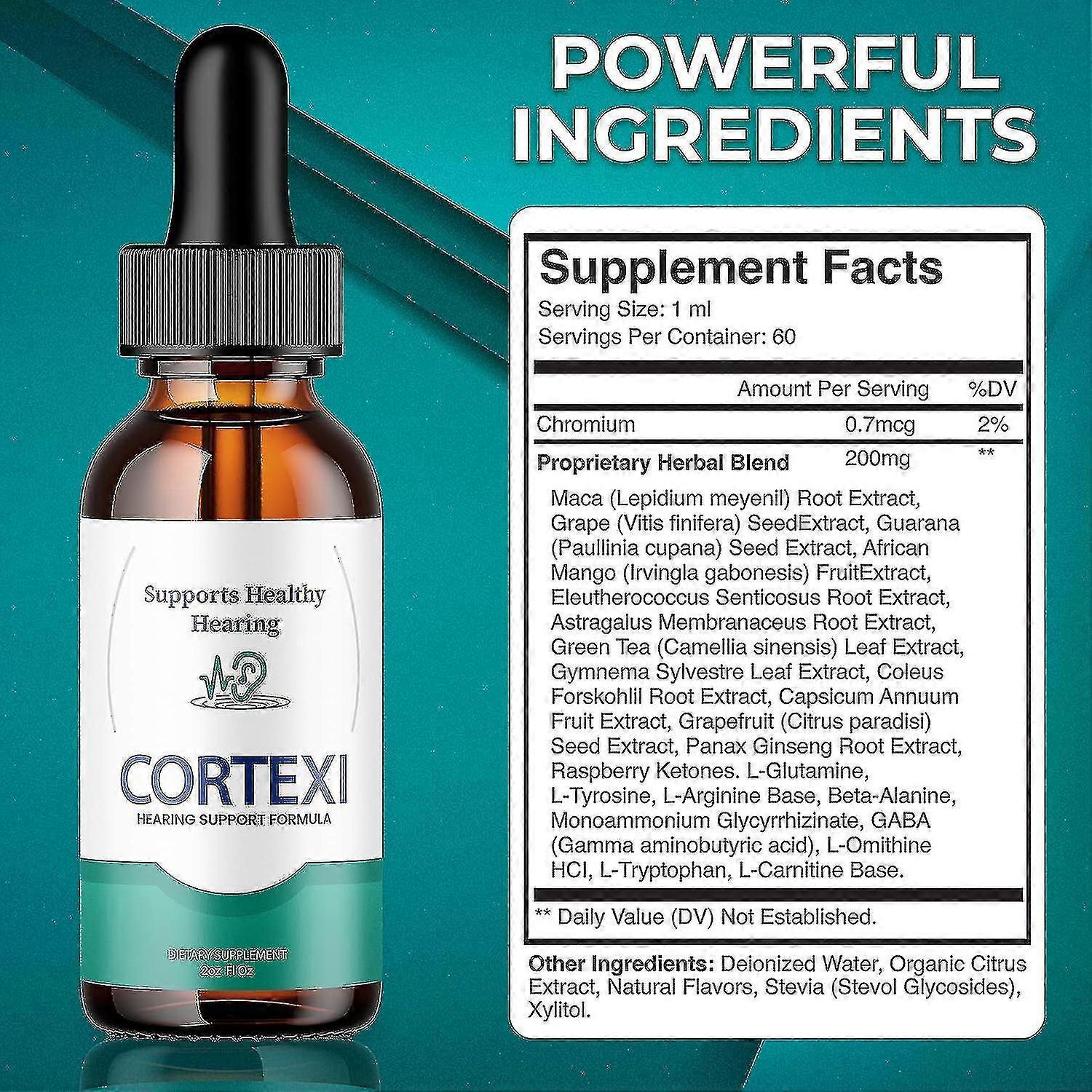 2024 Cortexi Tinnitus Treatment Drops - Ear Hearing Support Solution ...