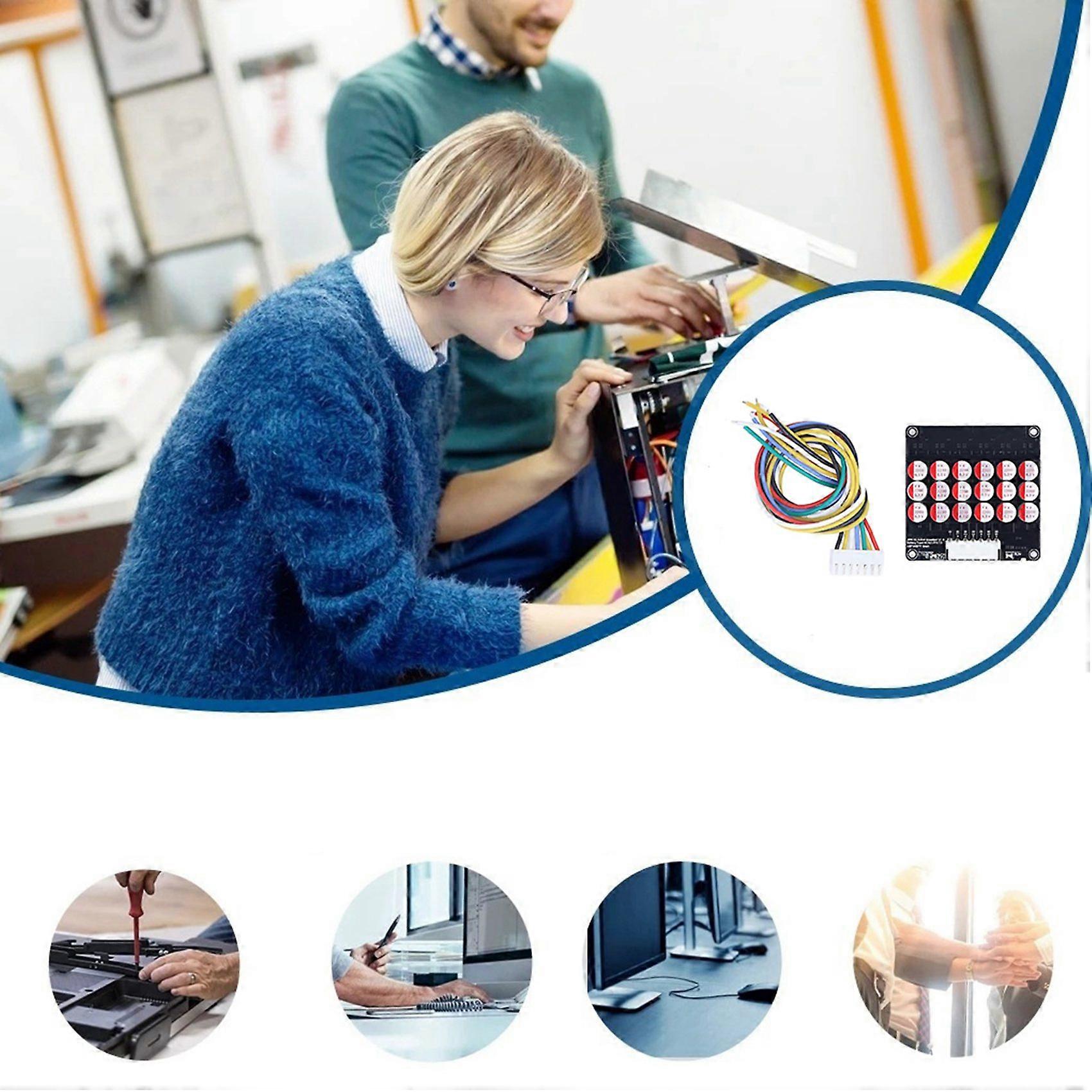 6S Active Equalizer Balancer Lifepo4 / Lipo/ LTO Battery Energy Equalization Capacitor BMS Board ...