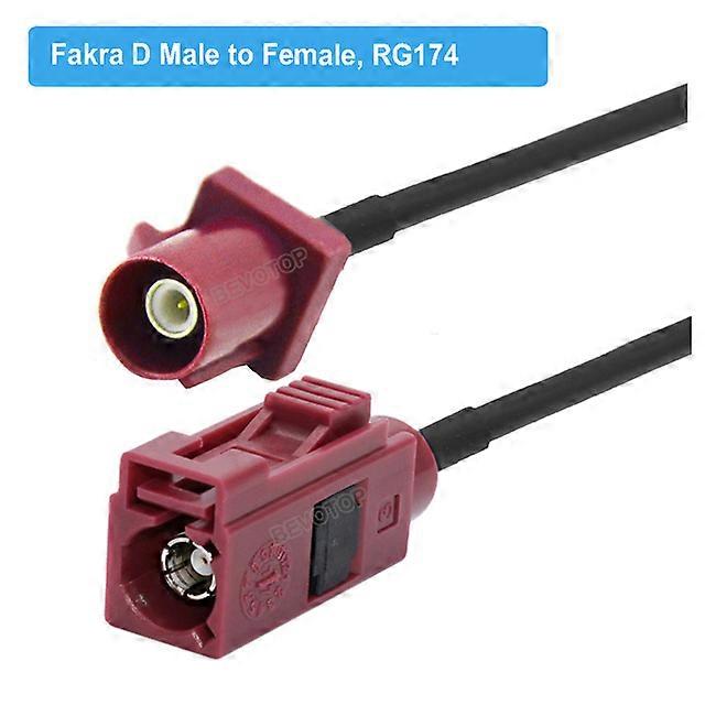 RG174 Kabel Fakra A B C D E F G H I K Z Man till Kvinnlig Pigtail Bilradioantennförlängning för ...