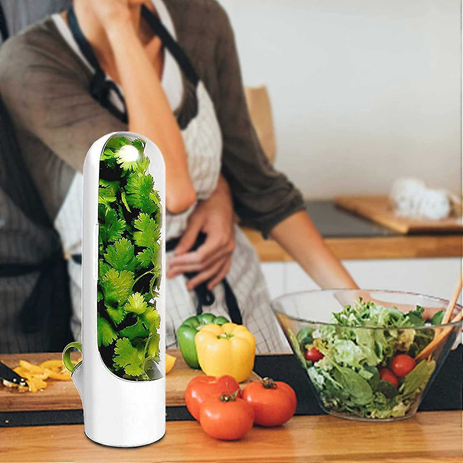 Herb Saver Best Keeper, Herb Storage Container, Vanilla Keep-Fresh Cup ...