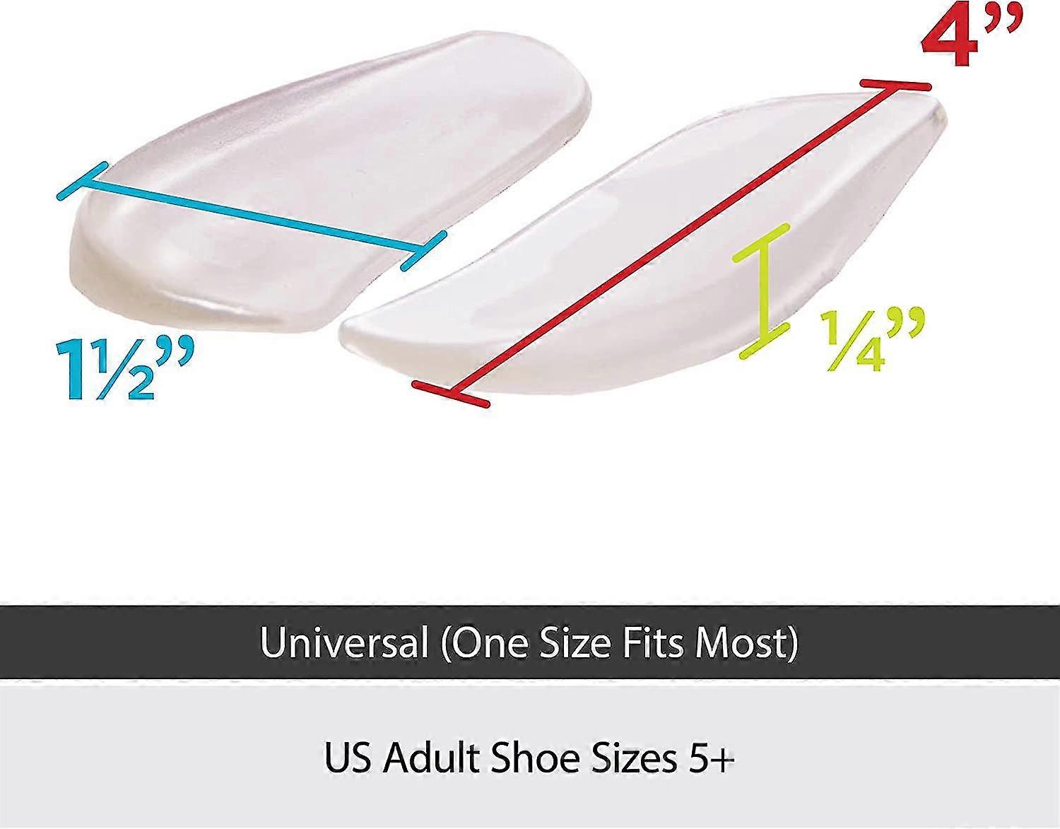 Medial & Lateral Heel Wedge Silicone Insoles (pair) - Supination ...