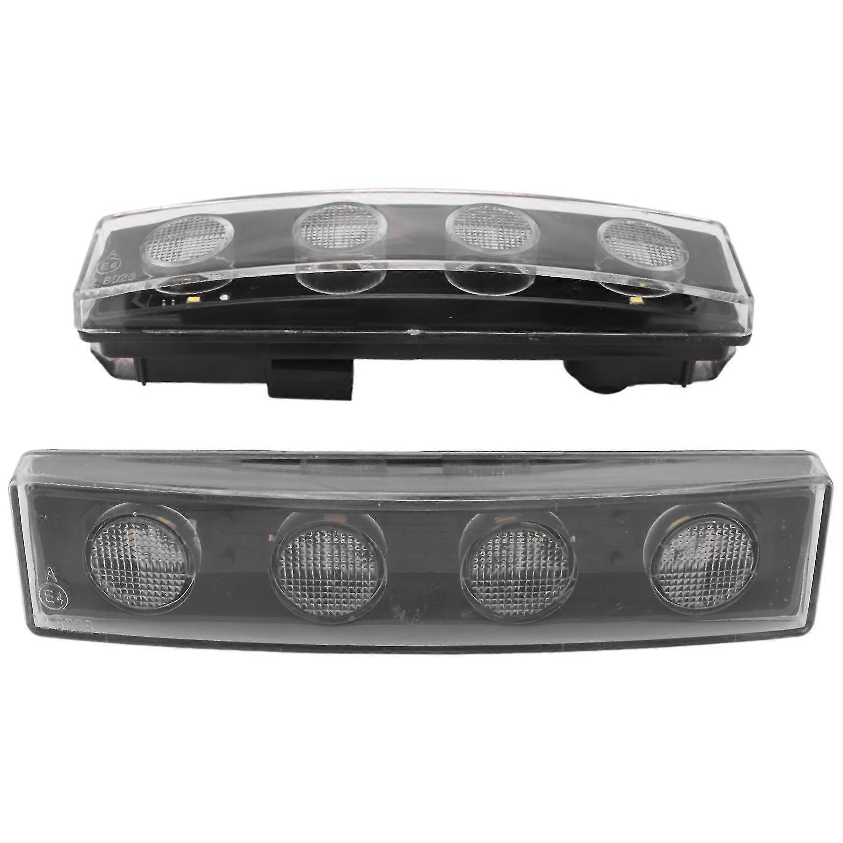 2pcs 24v White Led Lights For Scania Truck Top Sun Visor Signal Light ...