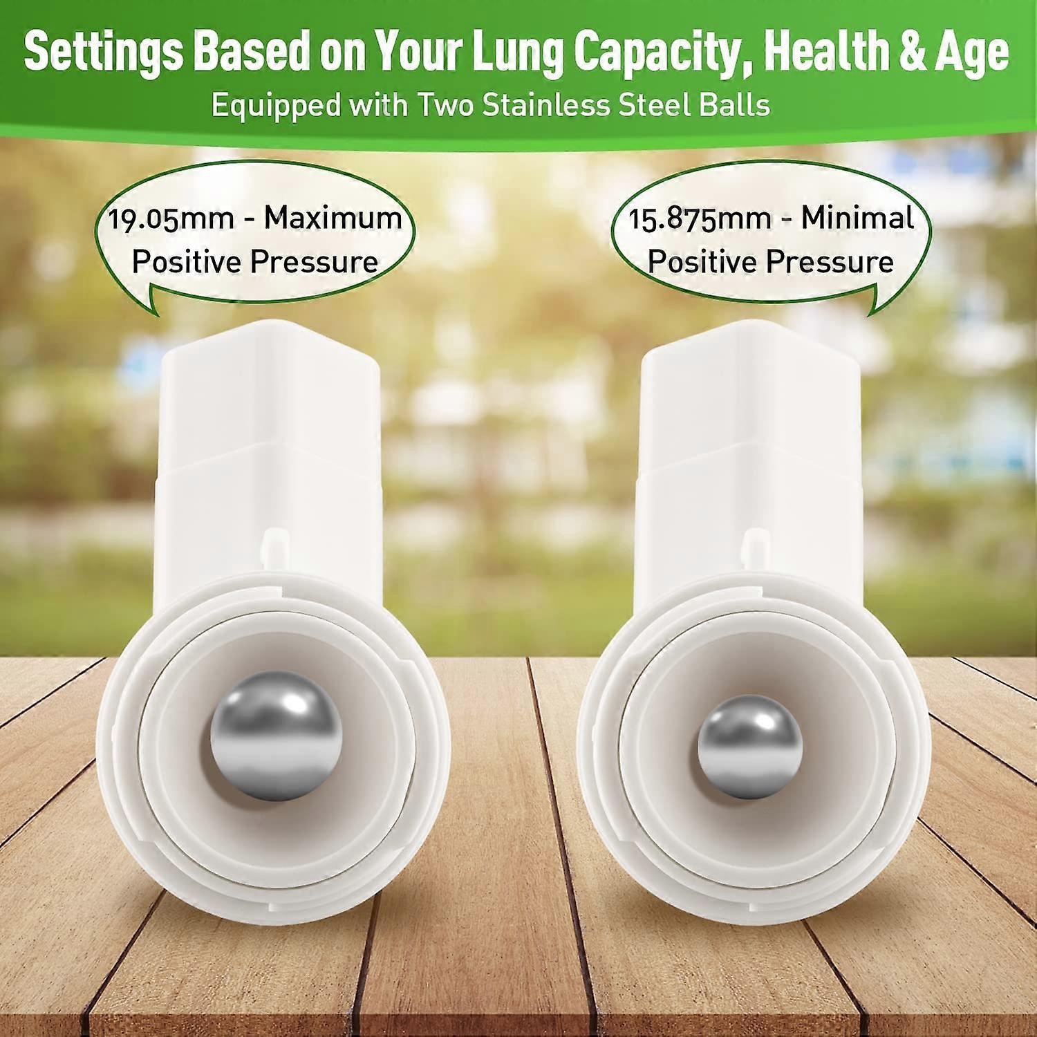Lung Exerciser & Mucus Remover - Naturally Clear Mucus with The Breathing Exerciser Device ...