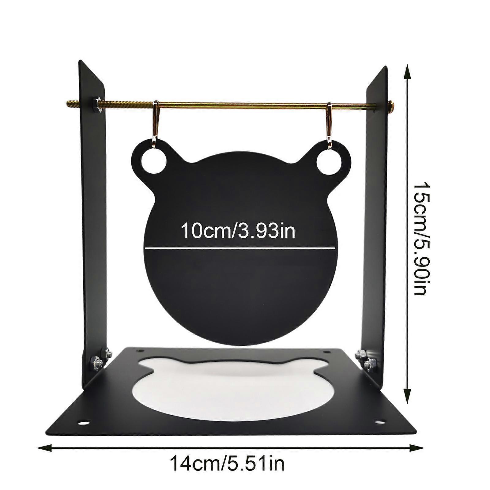 Bear shaped Steel Target Hangers and Gong Targets Combo Pack,Tactical ...