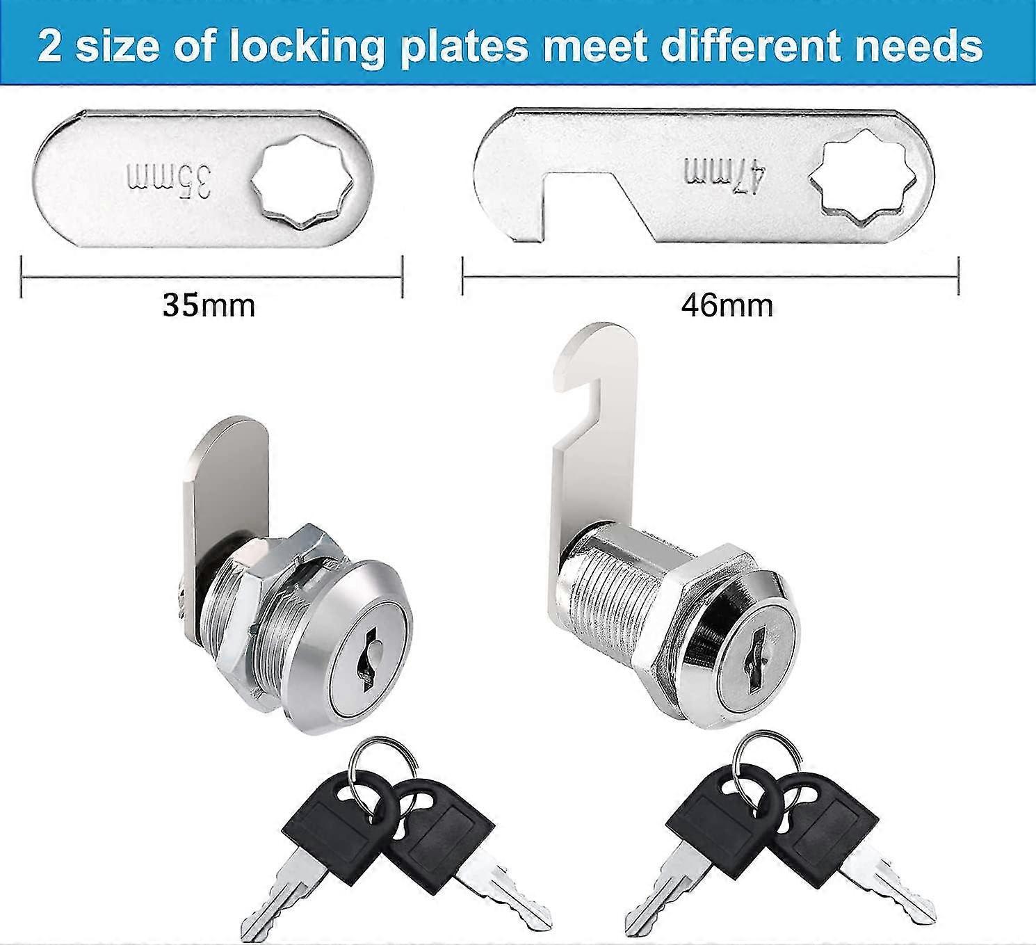 20mm Security Mailbox Lock - Letter Post Box Lock, Cabinet Drawer Cam ...