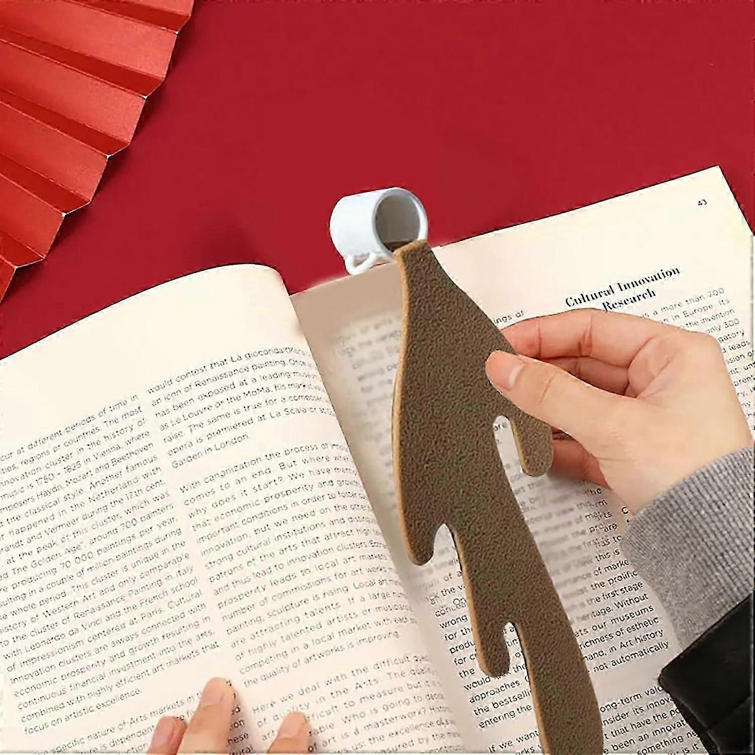 Spilled Coffee Bookmark, Cute Bookmarks Book Lovers Gifts Book ...