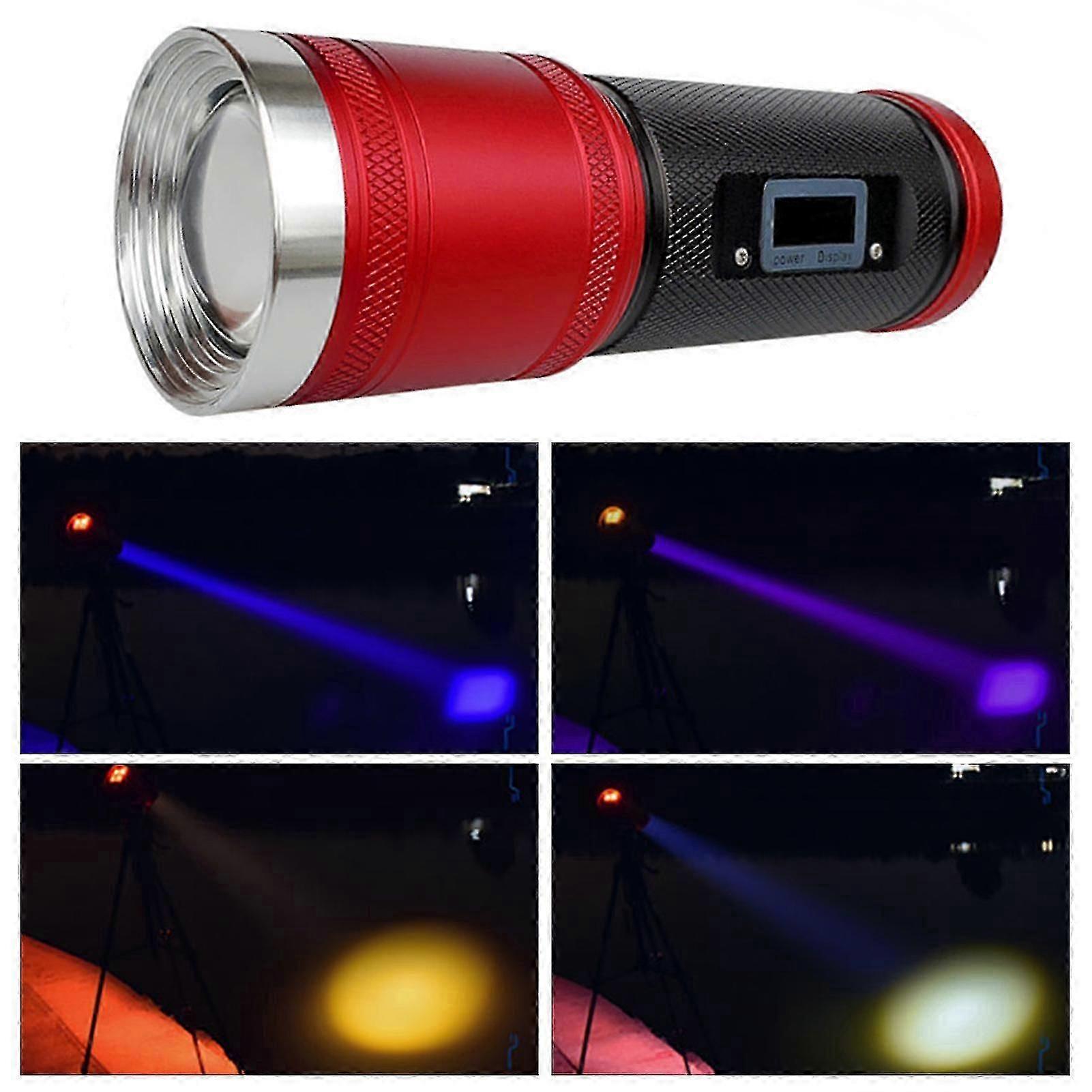 Portable Flashlight Multiple Lighting Modes Rechargeable Waterproof ...