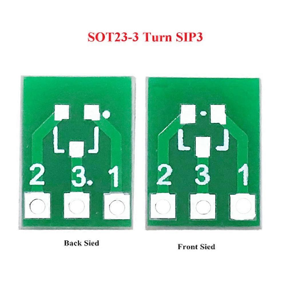 SOT23 SOT23-3 Turn SIP3 Double-Side SMD Turn DIP SIP3 Adapter Converter Plate SOT SIP IC Socket ...
