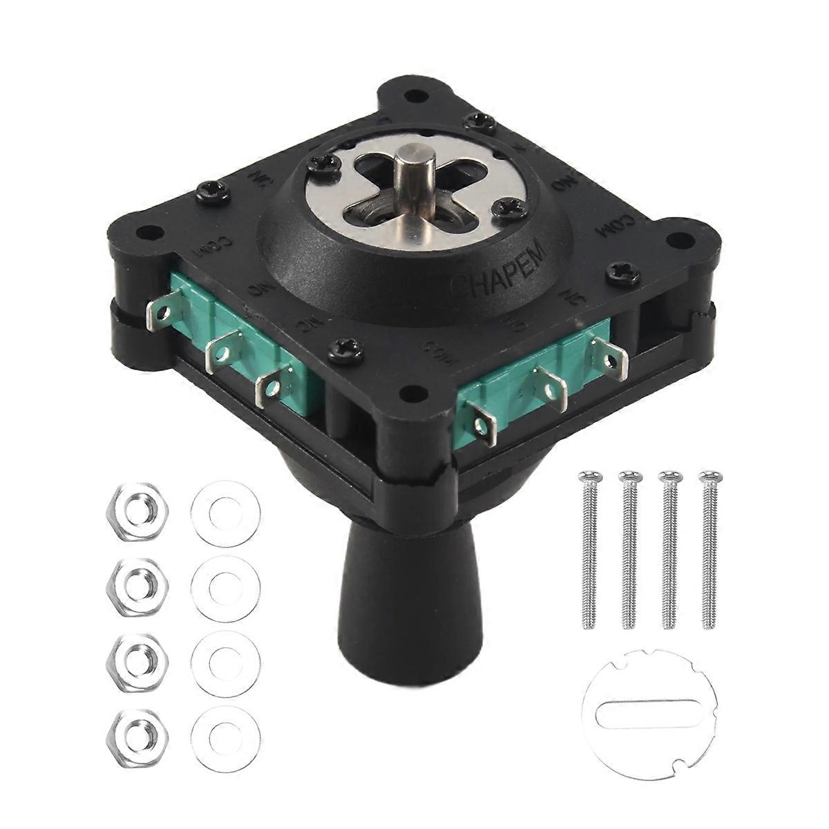 Joystick Switch AC 240V 5A 4NO 4NC Momentary 2.5mm Fixing Thread ...