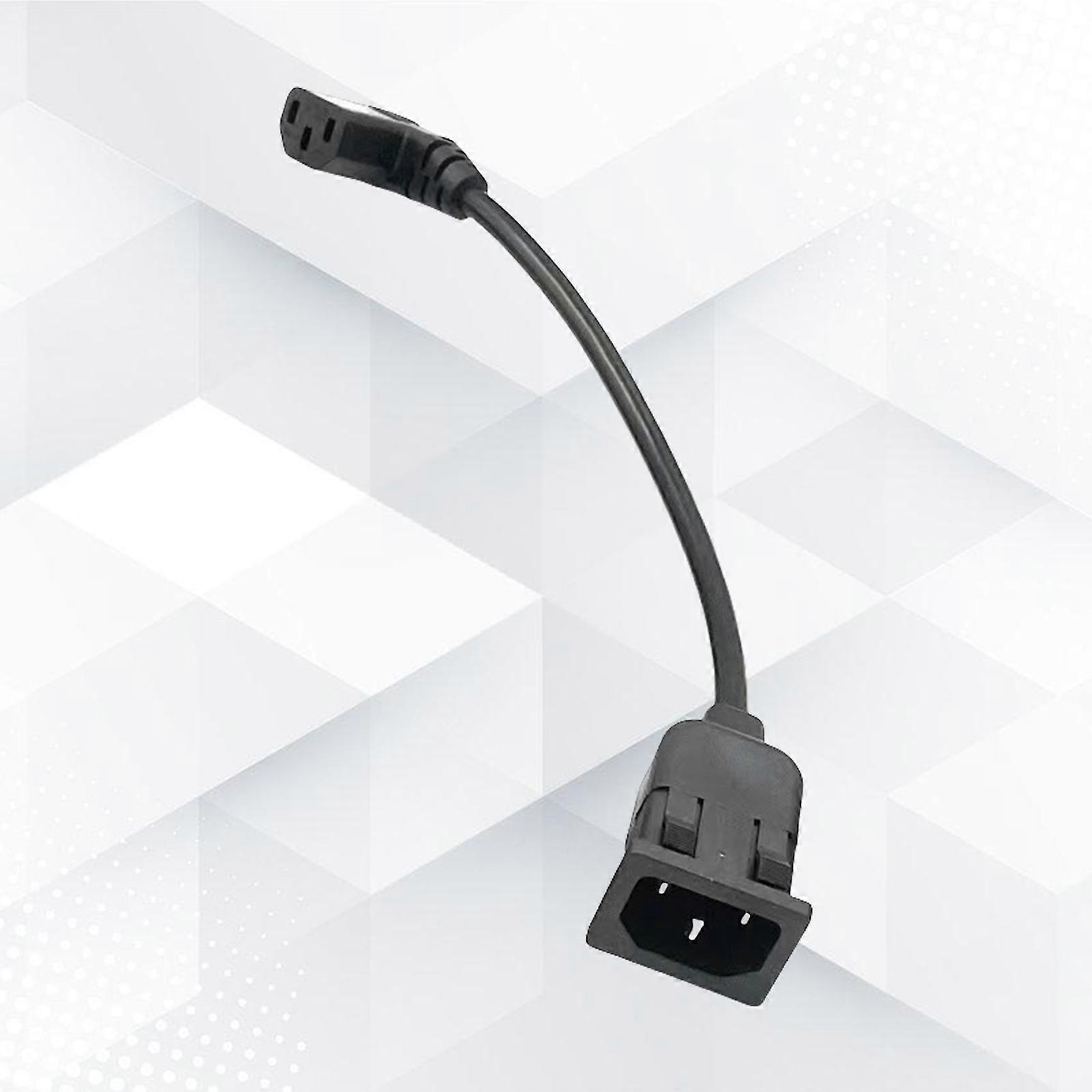 Secure Locking C13 C14 Power Cord 25CM Right Angle Plug With Coppers ...