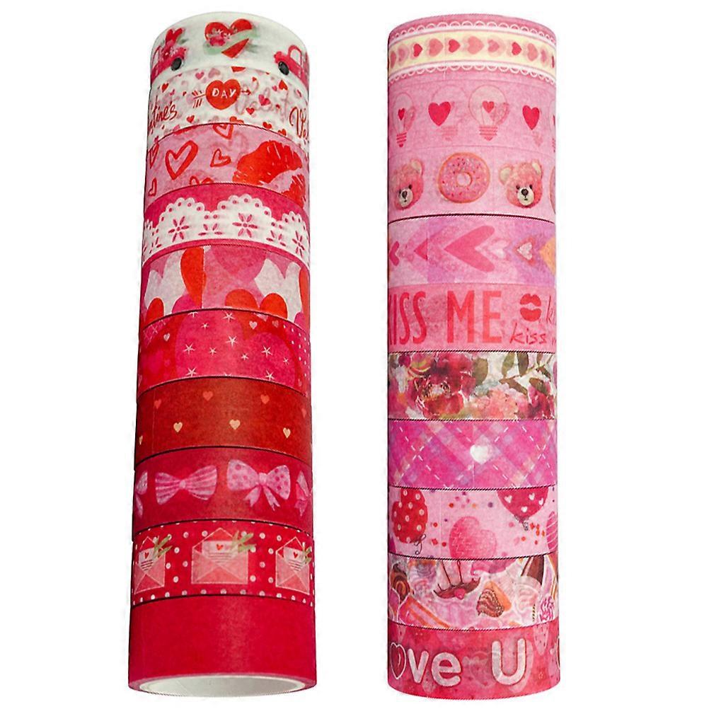 Decorative Adhesive Tapes Pink Tape Diy Crafts Scrapbook Winter Season ...
